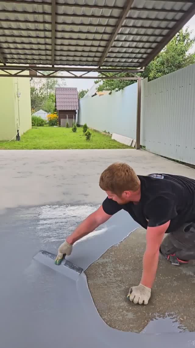 Экстренное спасение плиты! 🏗️  Еще одна уличная бетонная плита была на грани разрушения...