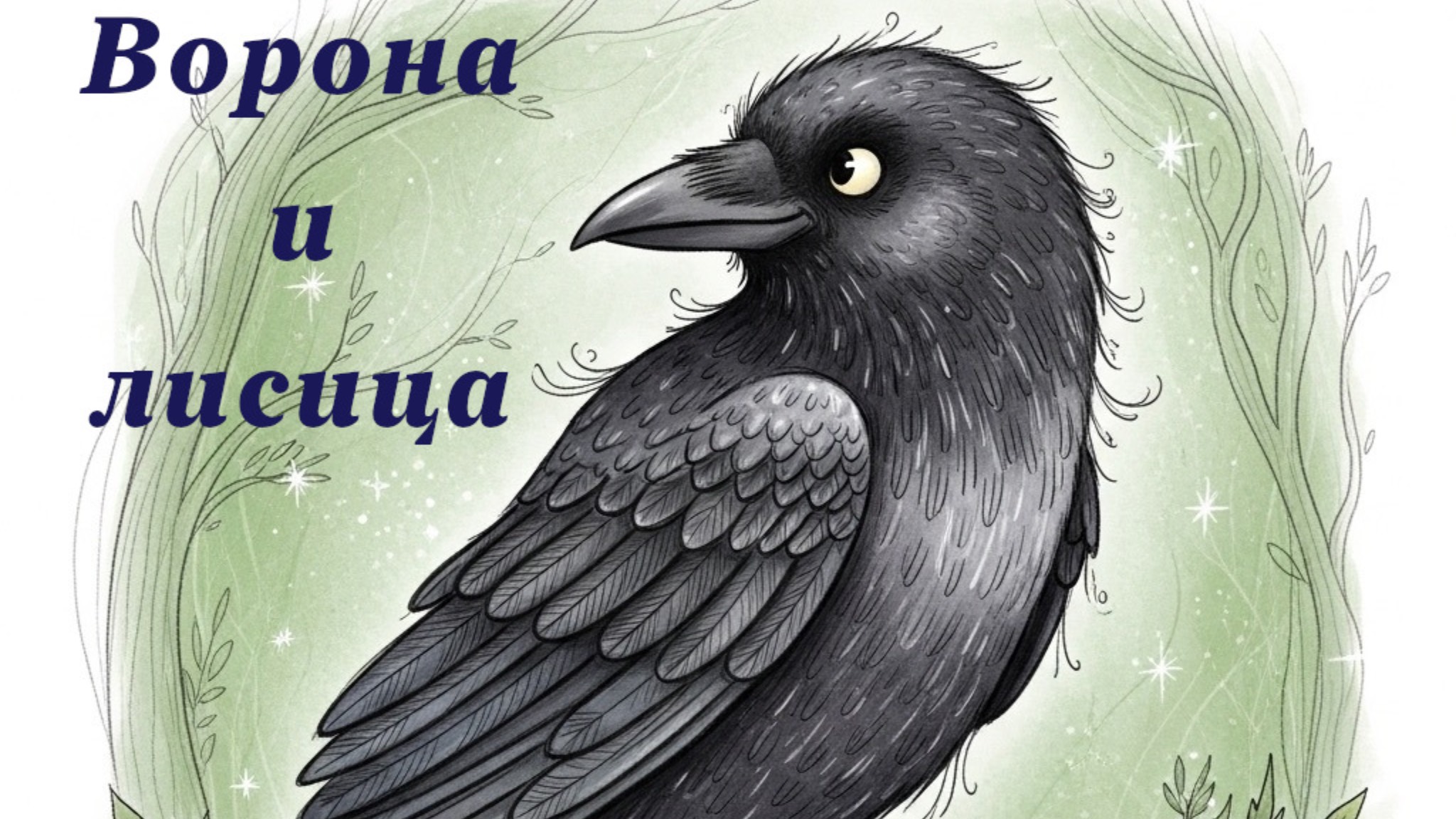 Ворона и лисица. Басня  И. Крылов