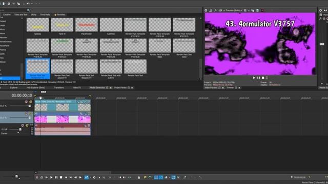 How to make 4ormulator V3757 (New effect)