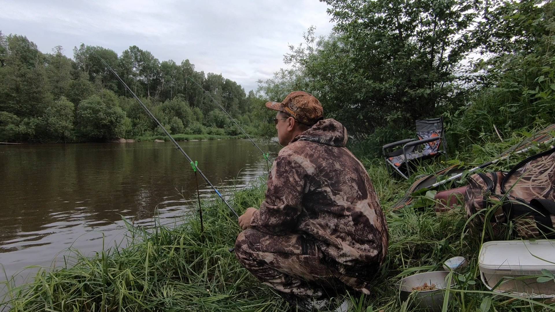 Рыбалка на реке Тура. Первый выезд. Июнь 2025 год.