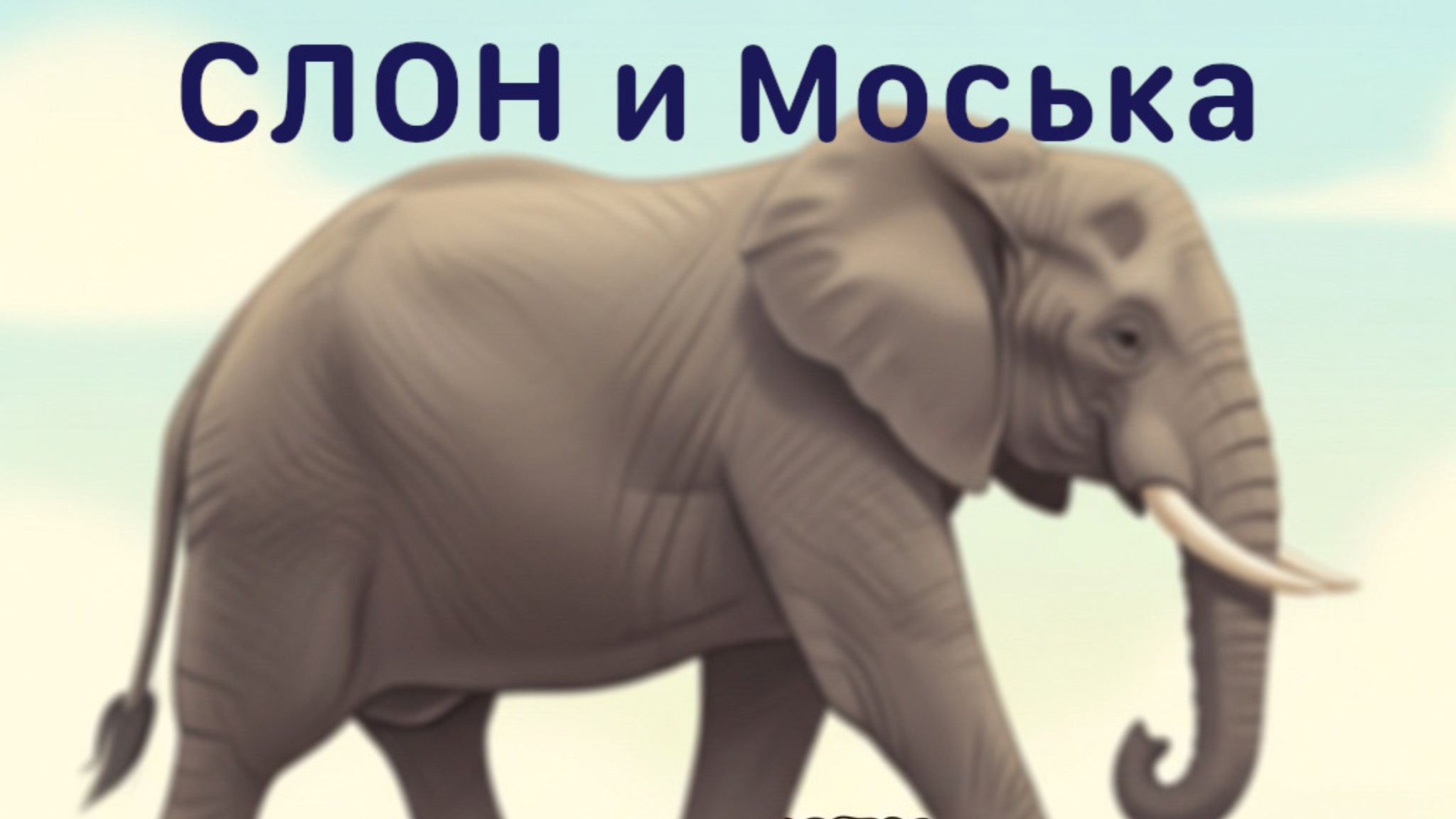 Слон и Моська. Басня И.Крылов