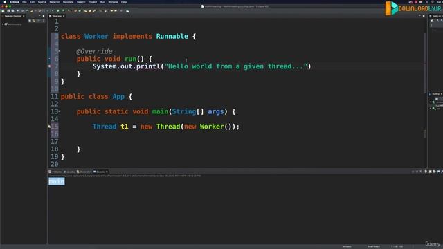 13 - Daemon threads and user threads