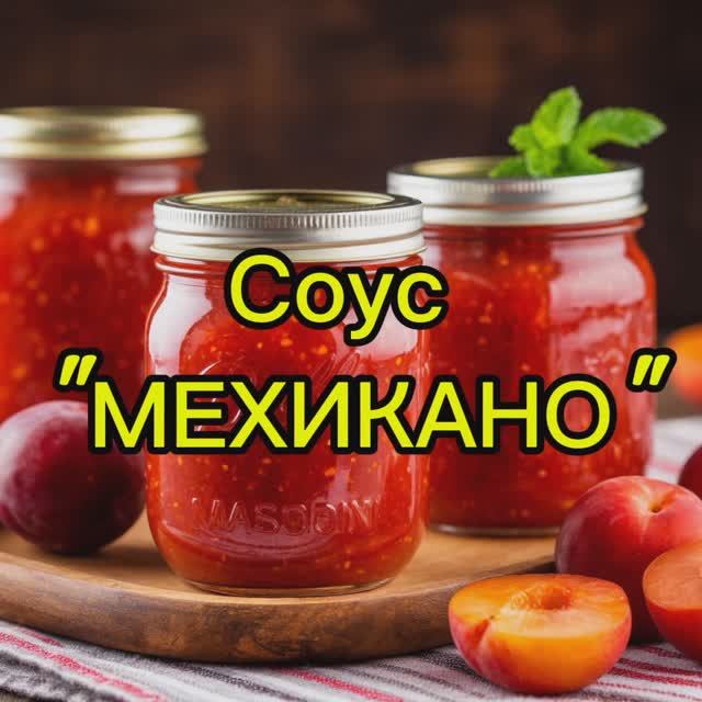 Соус "МЕХИКАНО" на зиму.