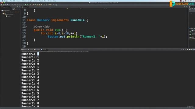 9 - Starting threads Runnable