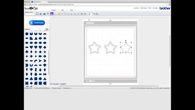 ScanNCutCanvas  Редактирование