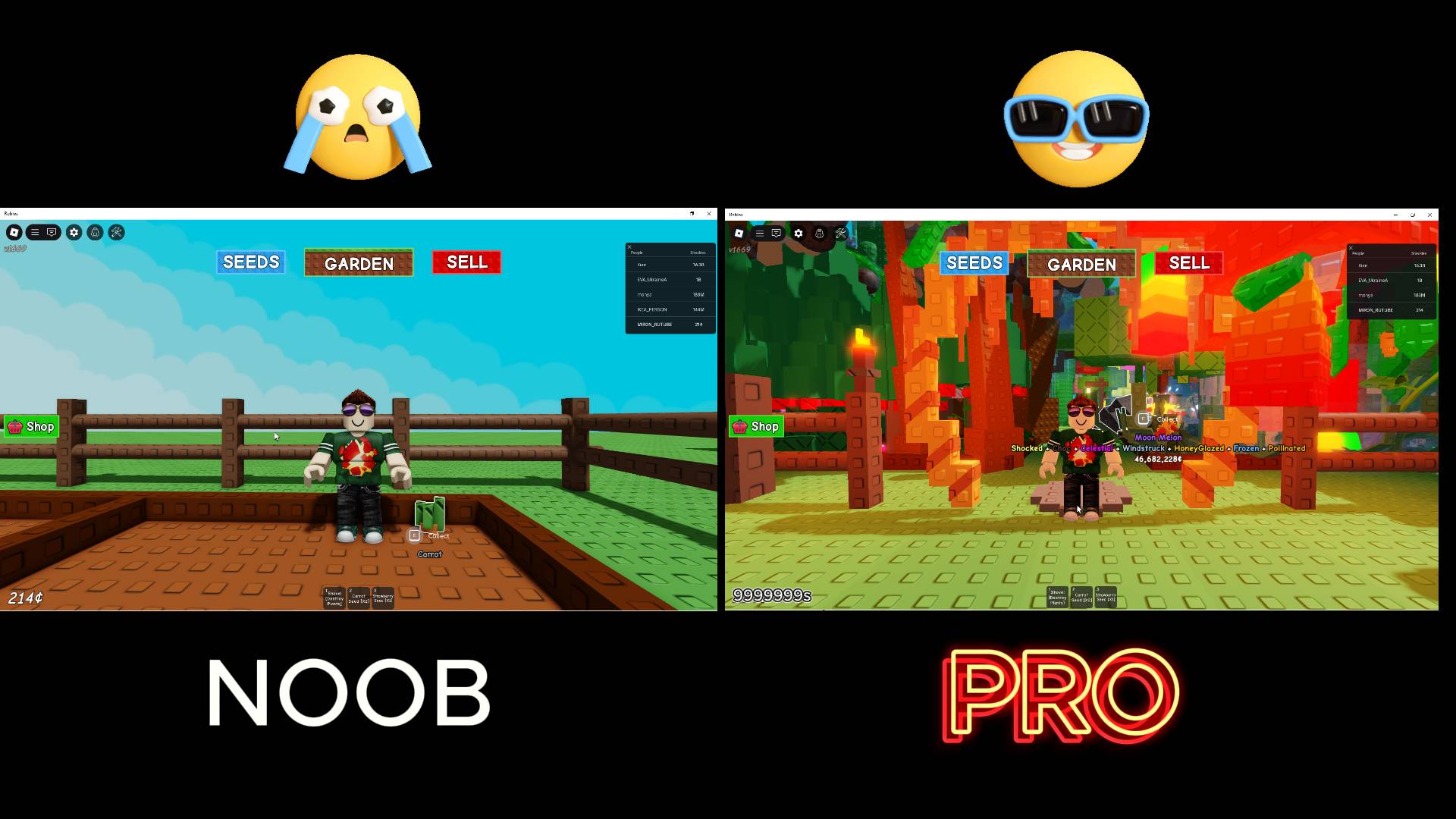 Роблокс Вырасти Сад #1