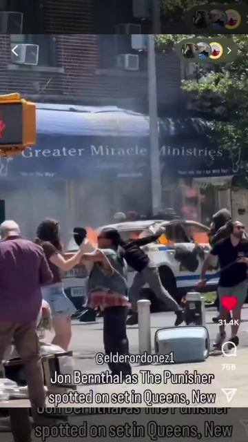 «Человек-паук 4», кадры со съемок, часть 4, Глазго, Шотландия