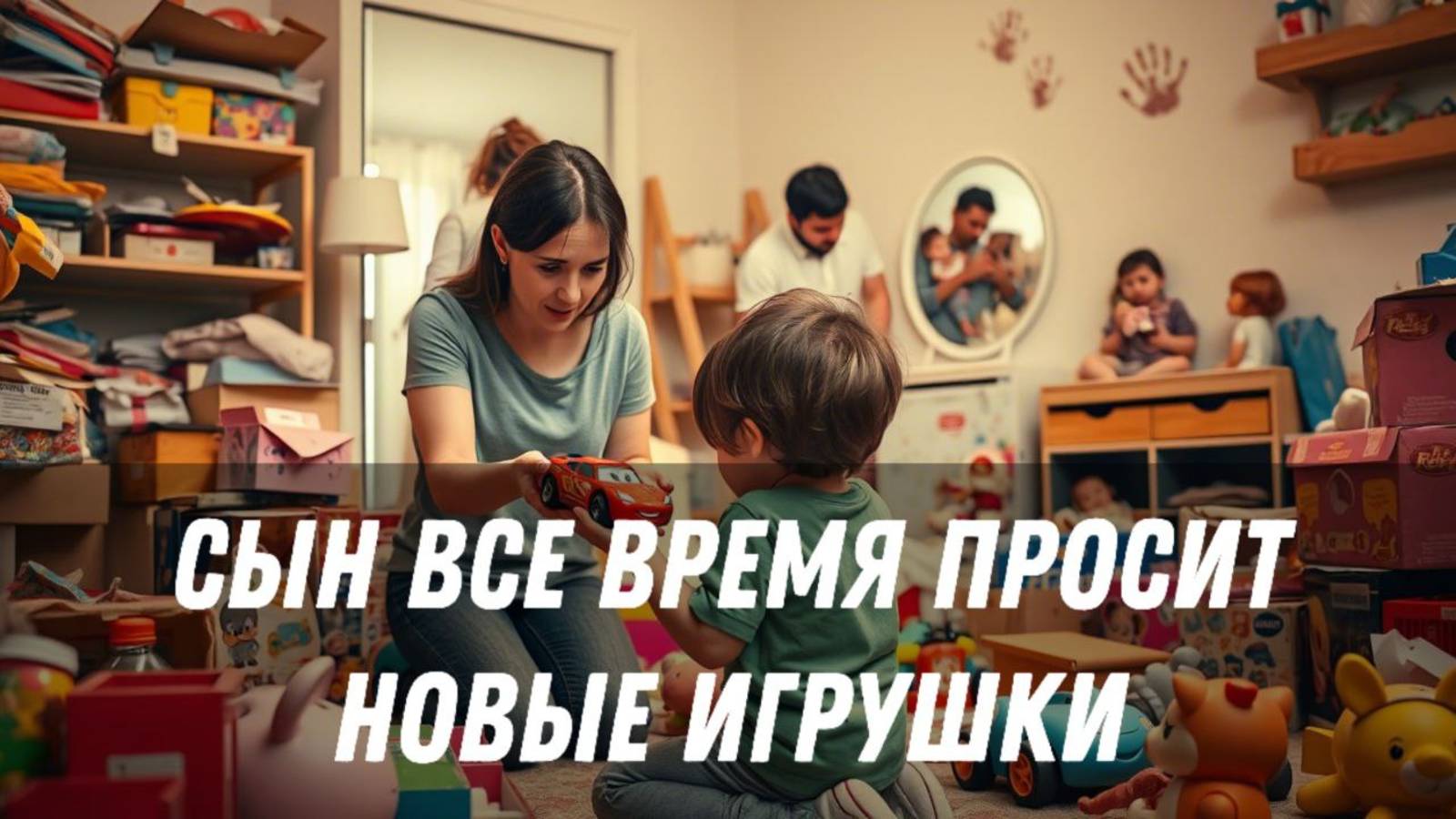 Терапевтический разбор "Сын все время просит новые игрушки"