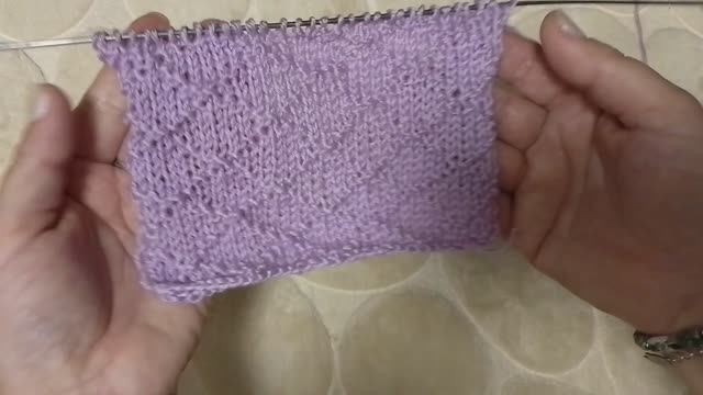 Узор спицами. Решетка