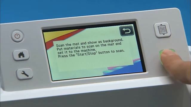 ScanNCut  Cканирование фона