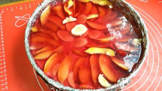 Мой первый желейный торт