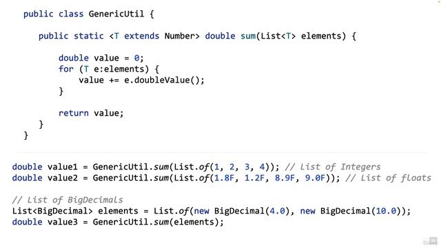 10 - Generic methods