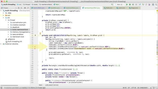 23 - ReentrantLock Part 2 User Interface Application example