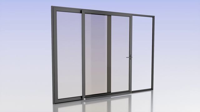 ТЕПЛОЕ раздвижное остекление террасы (теплые порталы)