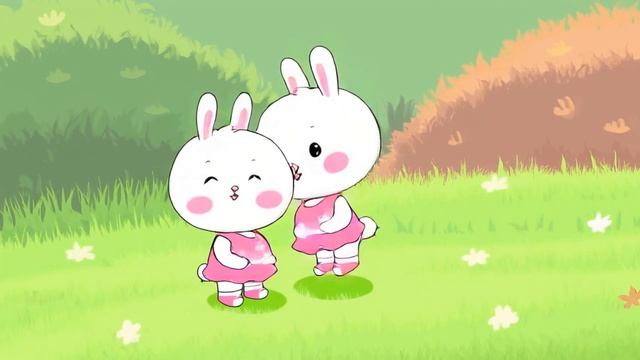 Зайчик умывается 🐰 Весёлая детская песня и танец для малышей 1–3 лет | Прыг-скок (Слова)