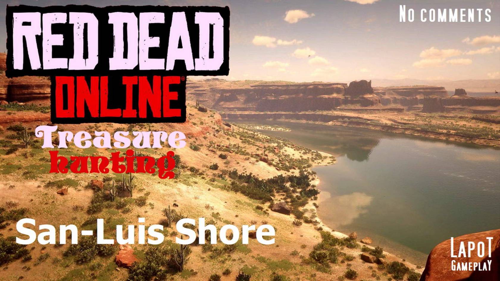 Red Dead Online. Treasure hunting. San-Luis Shore/ Карта Берег Сан-Луис