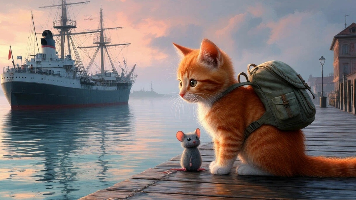 Анимационный мультфильм  - выпуск 3 : Мечты на старой пристани