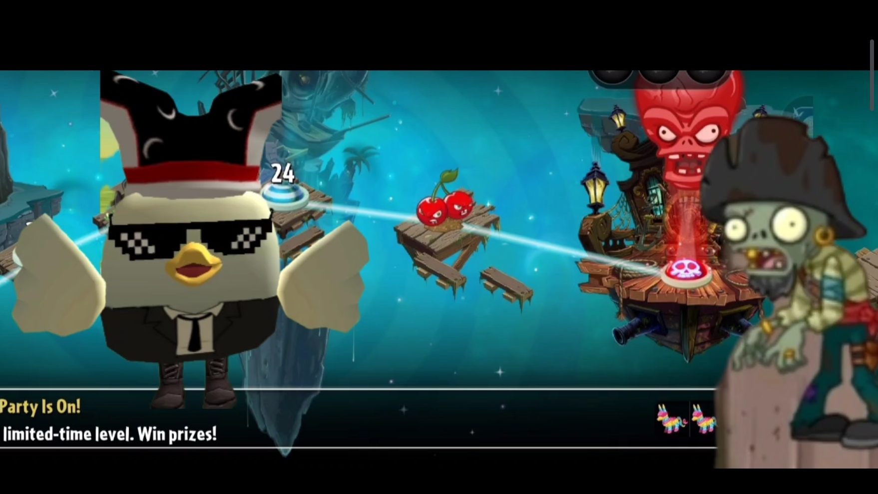 Растения против зомби дошел до босса