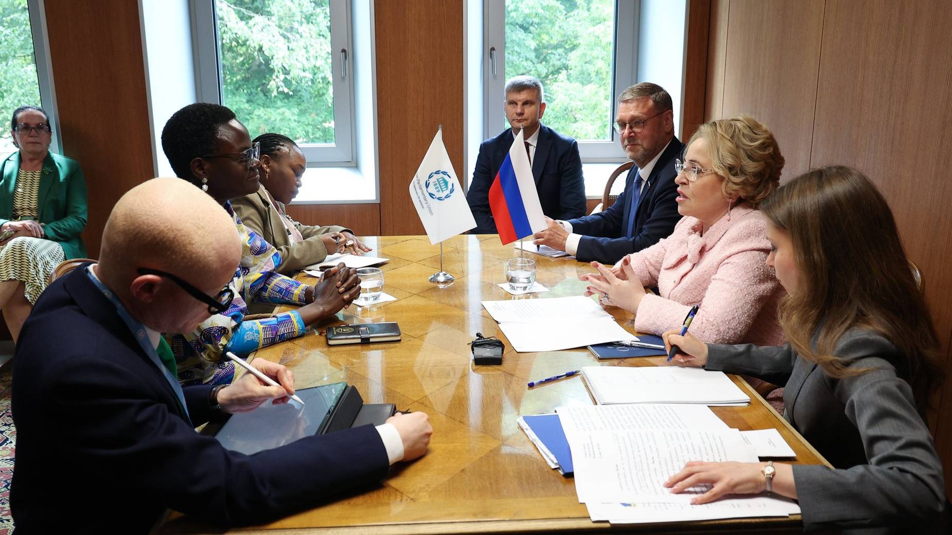 Встреча Валентины Матвиенко с Тулией Эксон