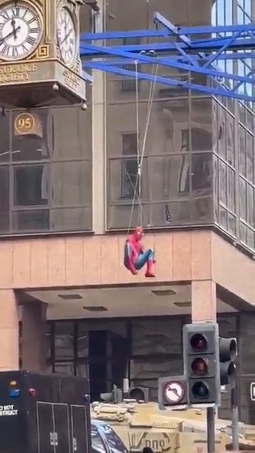 «Человек-паук 4», кадры со съемок, часть 6, Глазго, Шотландия