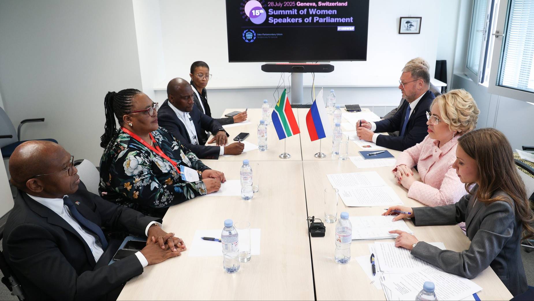 Встреча Валентины Матвиенко с Анджелой Дидизой