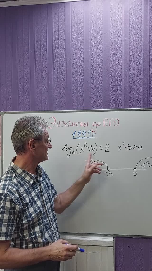 76. Логарифмическое неравенство с ОДЗ #shorts  #егэматематика  #логарифм  #геометрияпросто