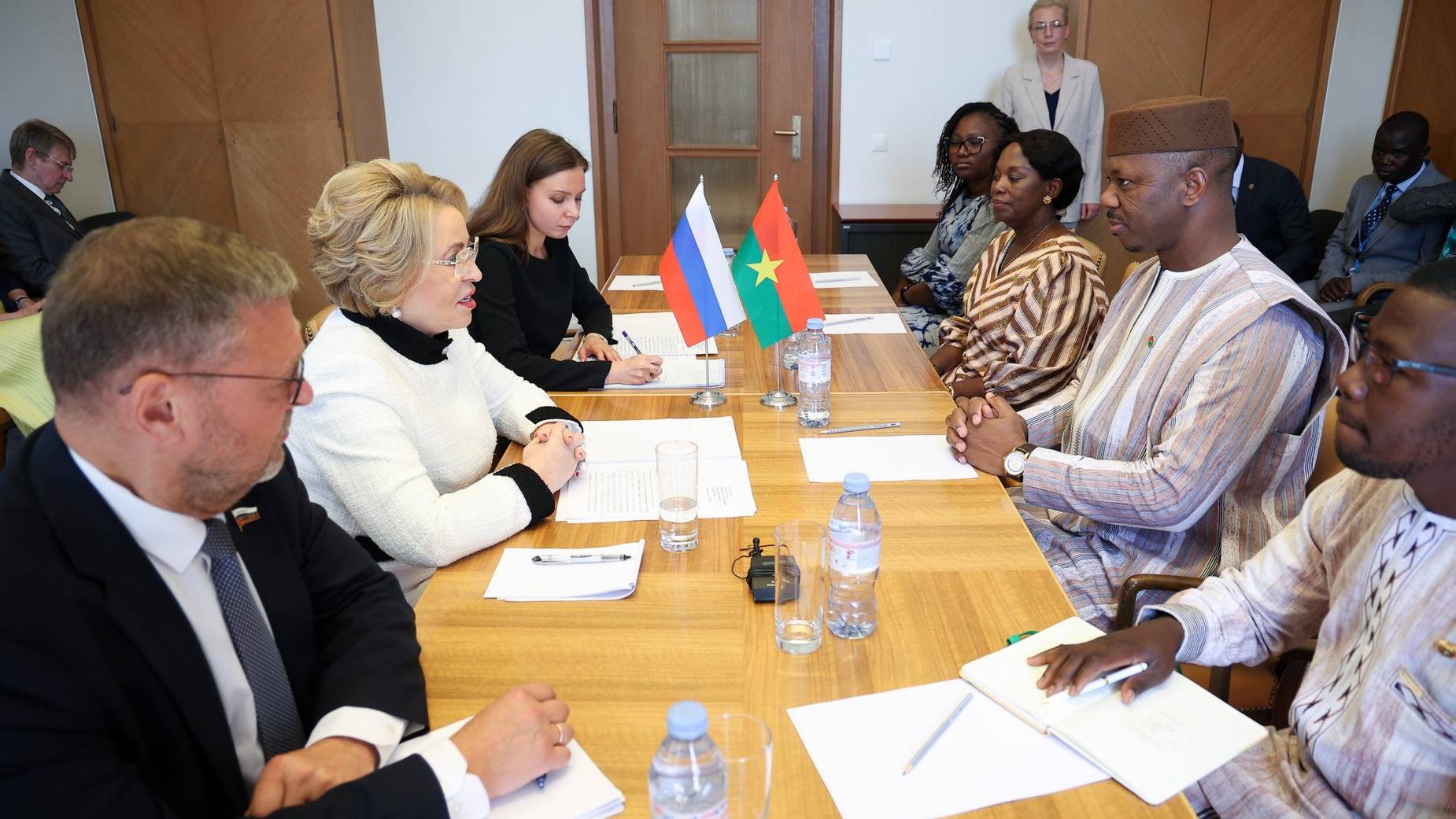 Встреча Валентины Матвиенко с Усманом Бугумой