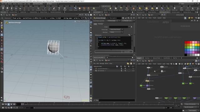 APEX Lattice Deformer With Bone Deformation