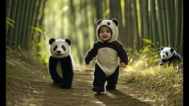 дружелюбная панда