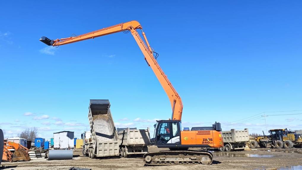 Отгрузка Удлиненного рабочего оборудования 16 метров для заказчика из Дагестана