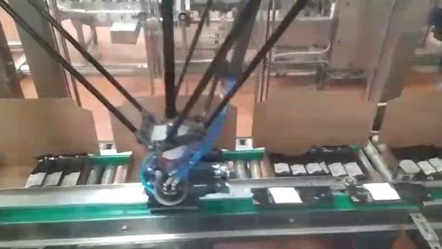 Вакуумный захват эффективной площади для дельта-робота в пищевой промышленности