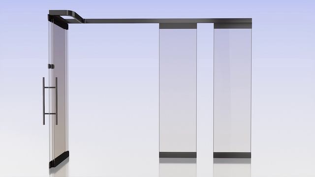 "ПАРКОВКА" - безрамное подвесное остекление