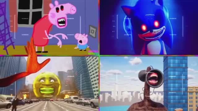 СВИНКА ПЕППА 🆚 ЗВУКОВОЙ ХОРРОР 🆚 ДЫНЯ ЛИН ГАН 🆚 ГОЛОВА СИРЕНЫ ПЛИТКА