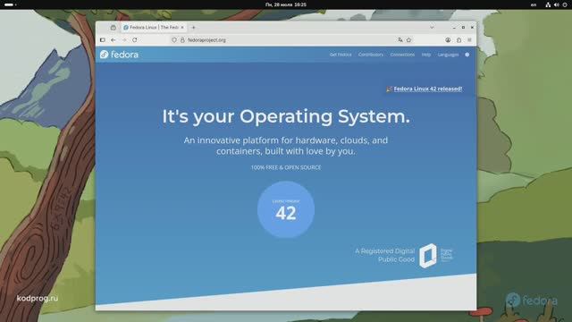 Fedora 42 Установка