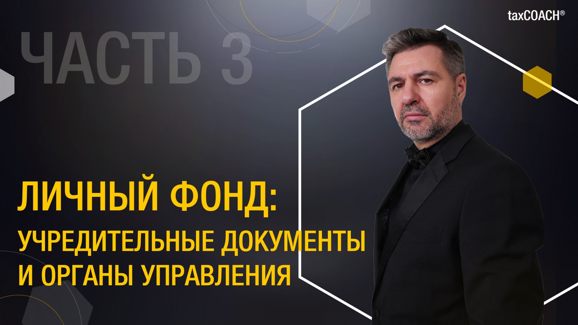 Личный фонд: учредительные документы и органы управления