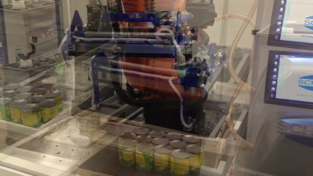 Вакуумный захват эффективной площади для роботизированного комплекса в пищевой промышленности