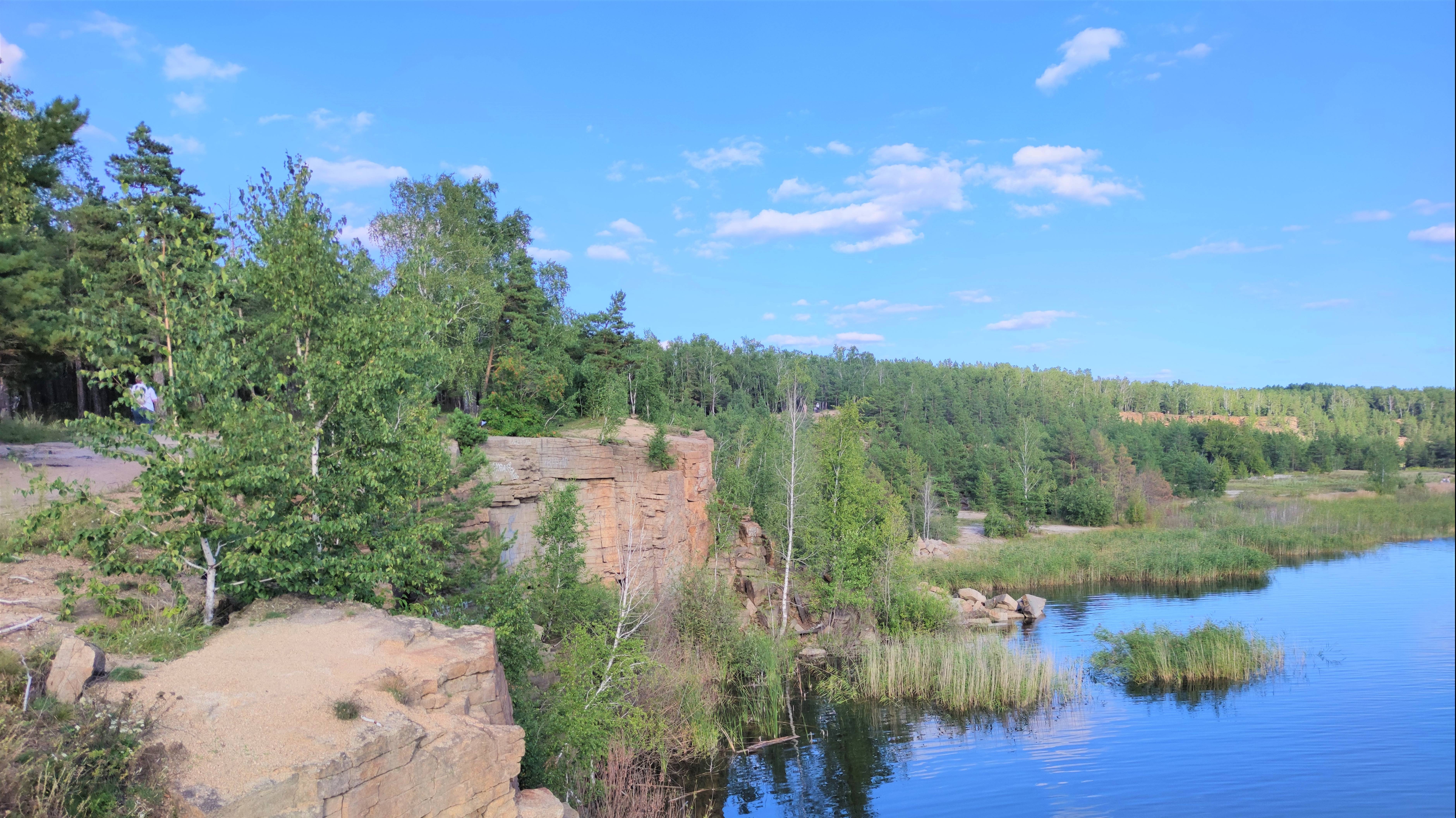 Челябинск Изумрудный карьер. Сосновый бор. Природа южного Урала. 03.08.2025г.Берегите природу люди!