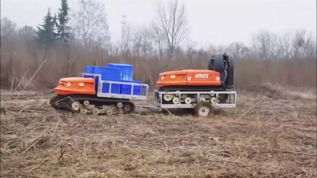 многофункциональный робот опрыскиватель в деле