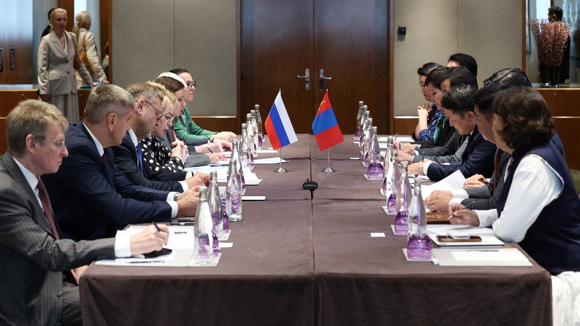 Встреча Валентины Матвиенко с  Дашзэгвийном Амарбаясгаланом