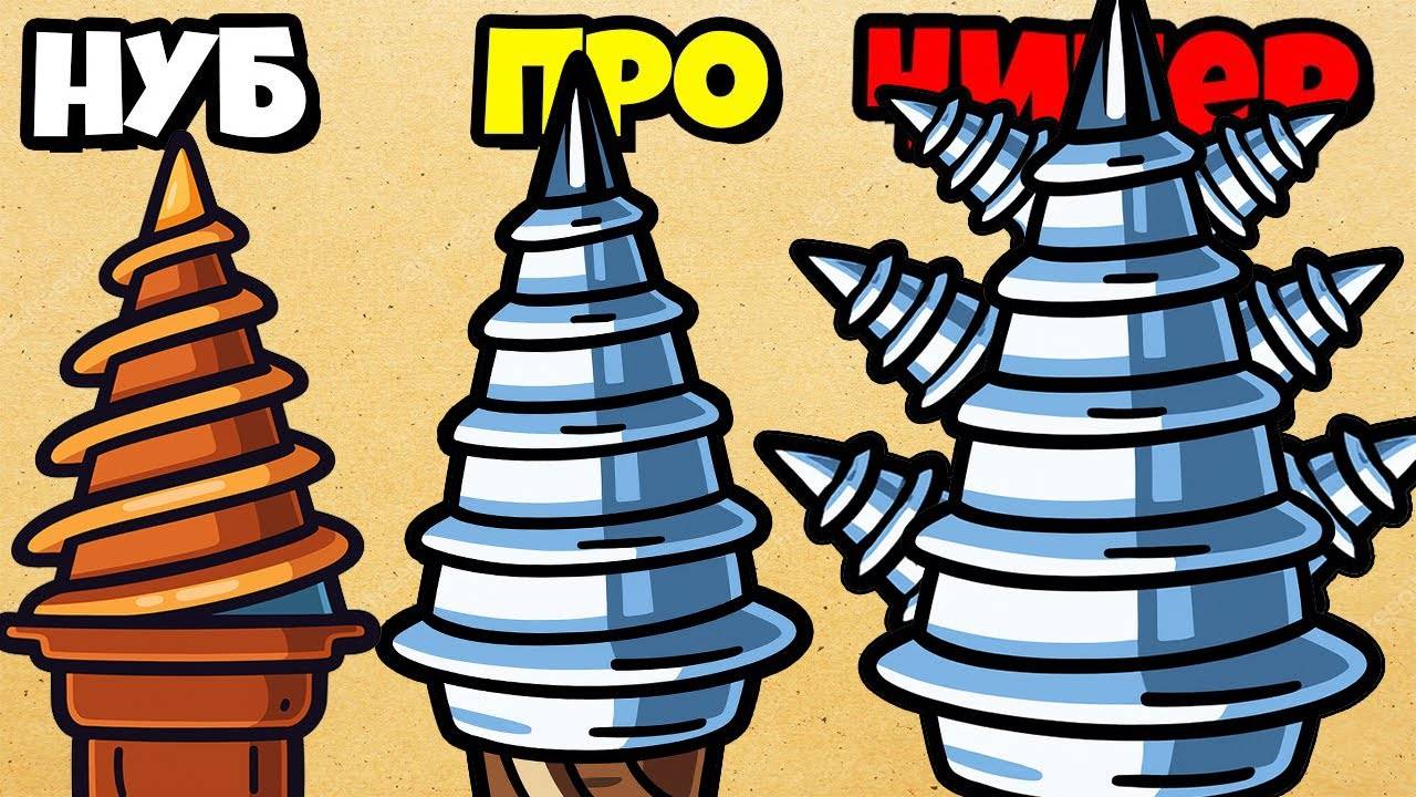 ВАУ! ЭТО ЛУЧШАЯ МАШИНА ДЛЯ КОПАНИЯ ЭВОЛЮЦИЯ БУРА Ground Digger