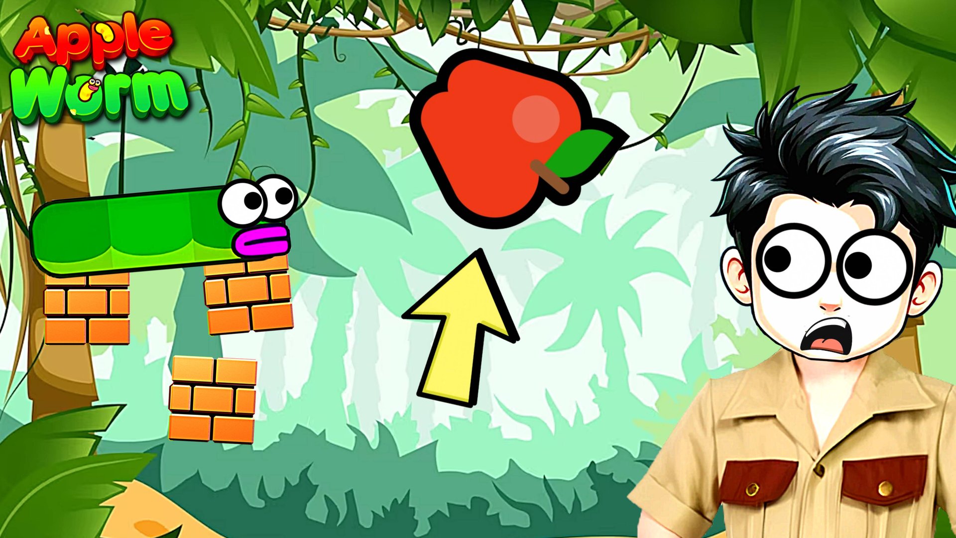 НОВЫЕ ПРИКЛЮЧЕНИЯ ГУСЕНИЦЫ! СЛОМАЛ МОЗГ ЧТОБЫ ПОНЯТЬ КАК ЭТО ПРОЙТИ! ► Apple Worm #3 (Levels 31-45)