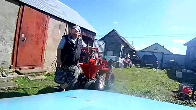 Картофелесажалка.Что я с ней делал