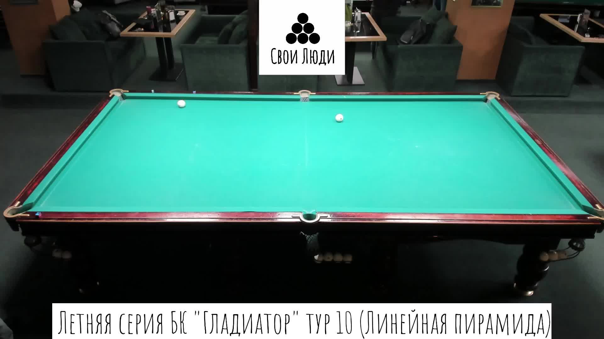 Летняя серия БК "Гладиатор" тур 10 (Линейная пирамида)