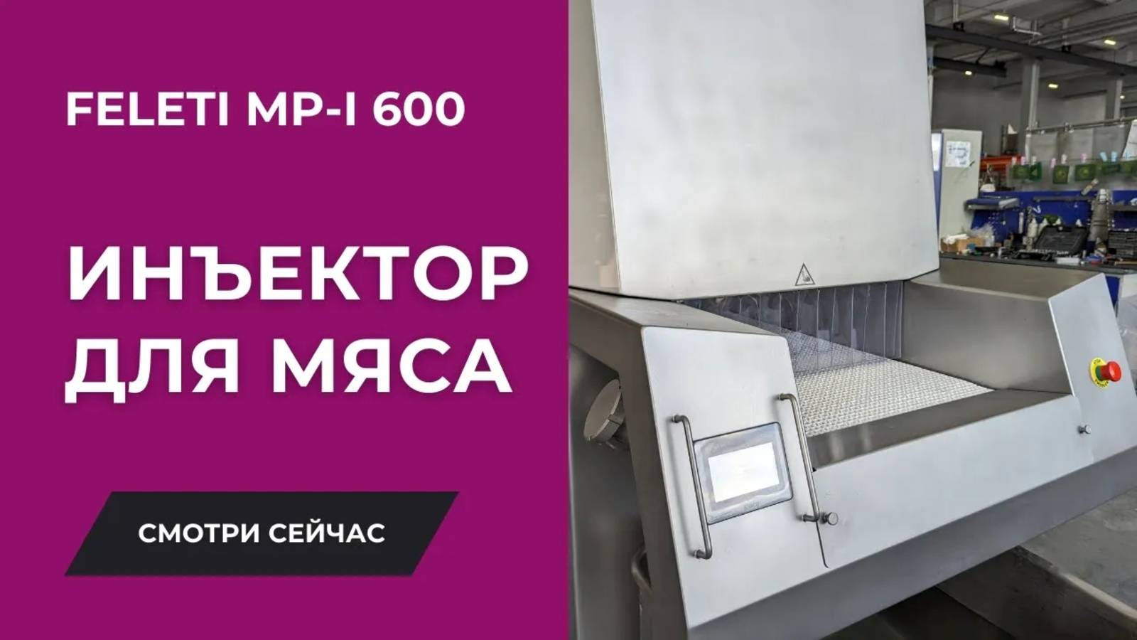 Инъектор FELETI МР-I 600 для мяса | Эффективное шприцевание в промышленных масштабах!