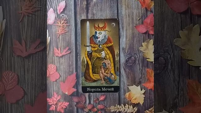 Для начинающих.Таро безумной луны.Карты двора.Король Мечей