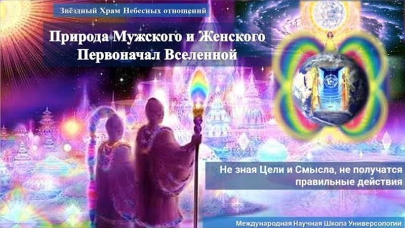 Не зная Цели, не получатся правильные действия. Природа мужского и женского Первоначал Вселенной