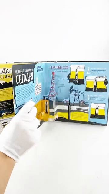 Интерактивная энциклопедия с окошками «Нефть. Чёрное золото» от ТМ Malamalama