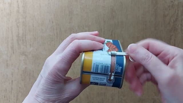 Как открыть консерву Tulip Jamonilla, консерва Tulip Jamonilla, Tulip Jamonilla,