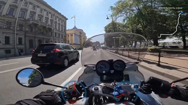 Мотопрогулка СПб: Стрелка ВО - Английская наб.