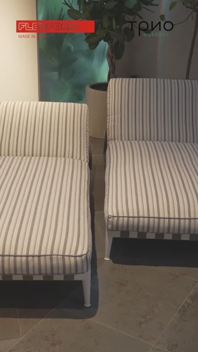 Уличный шезлонг Atlante от Flexform